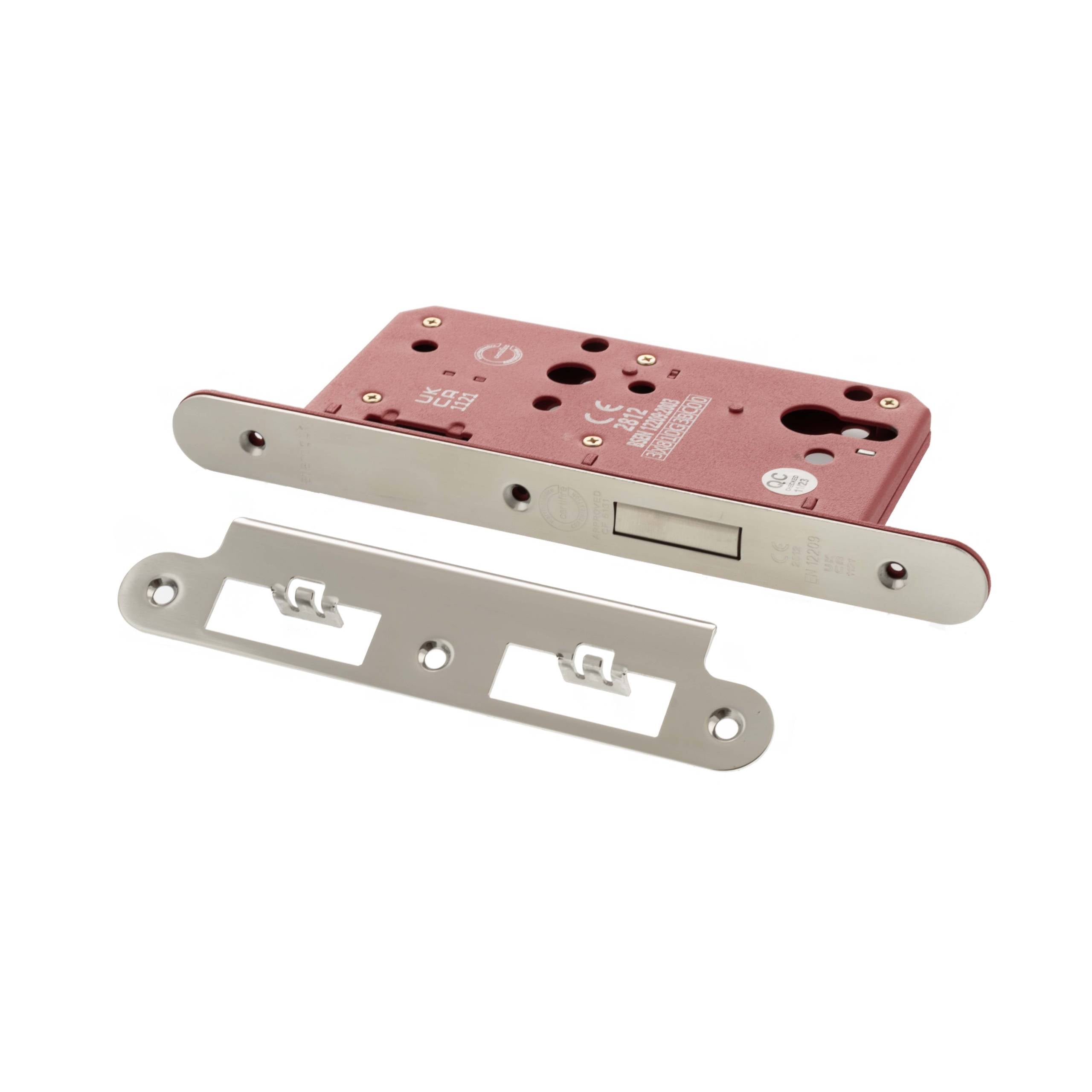 Atlantic DIN Radius Euro Profile Deadlock Double Throw 60mm backset