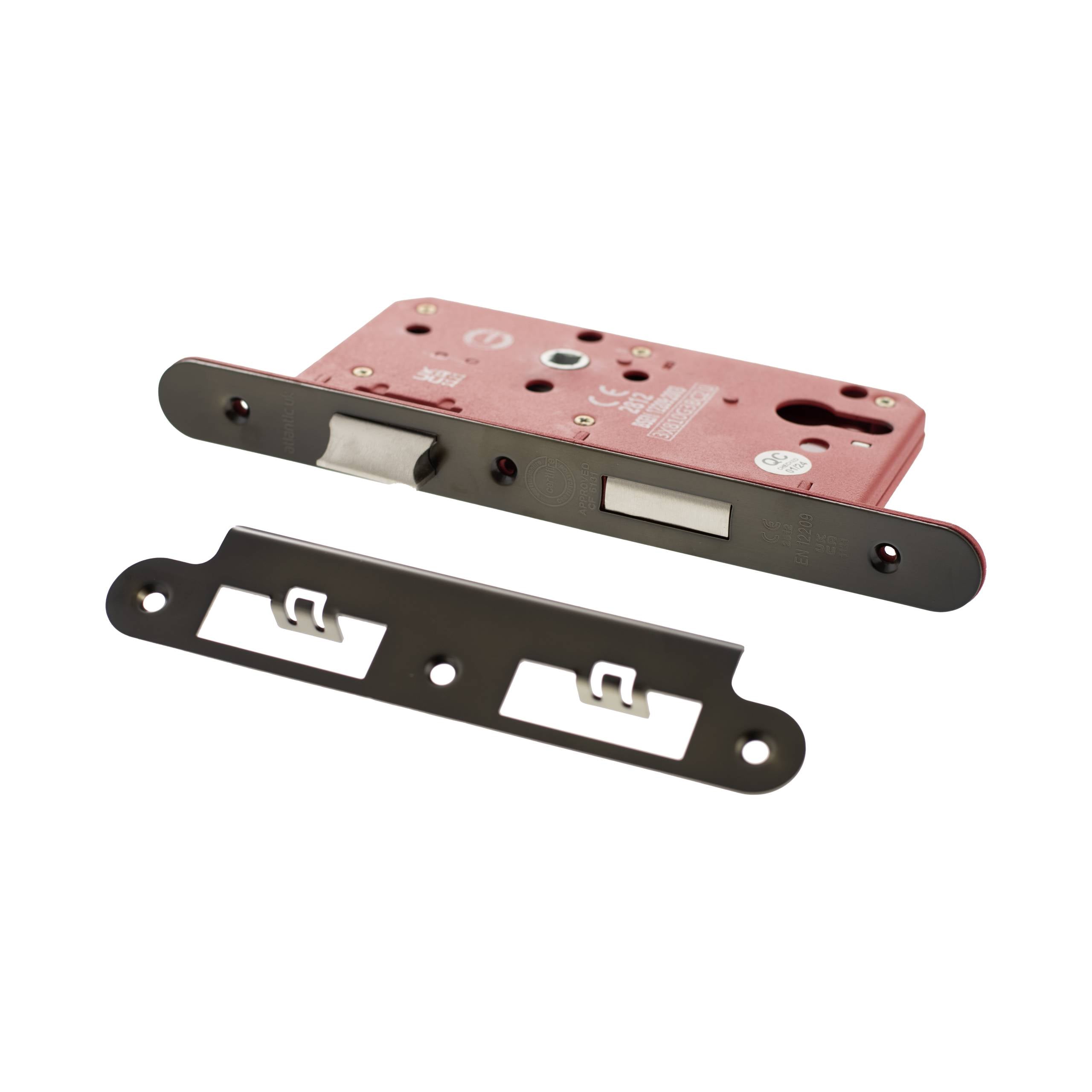 Atlantic DIN Radius Euro Profile Sashlock Double Throw 60mm backset