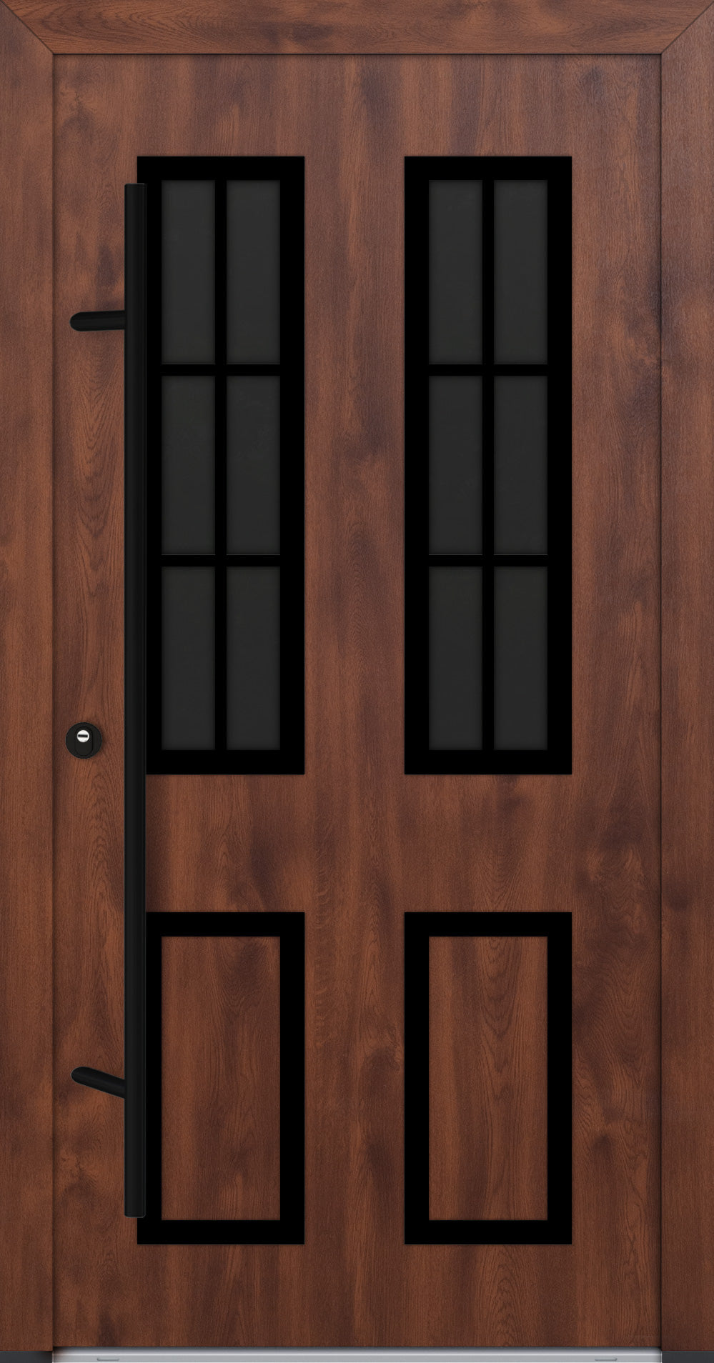 Turenwerke Classic DS82 Design C30 Steel Door - Wood Finish Options