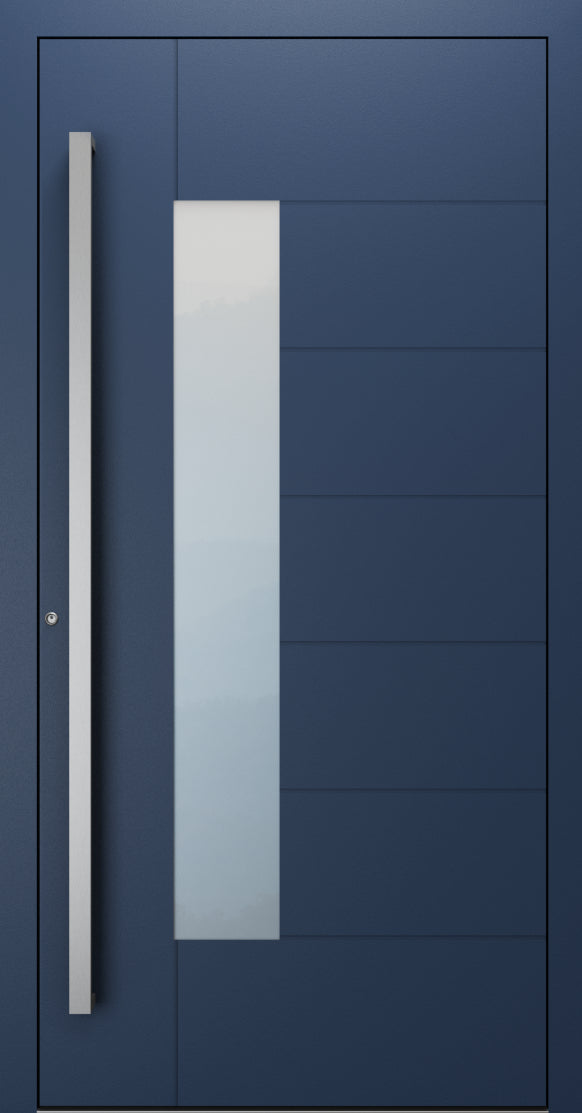 Sapphire Blue Aluminium Front Door SL75